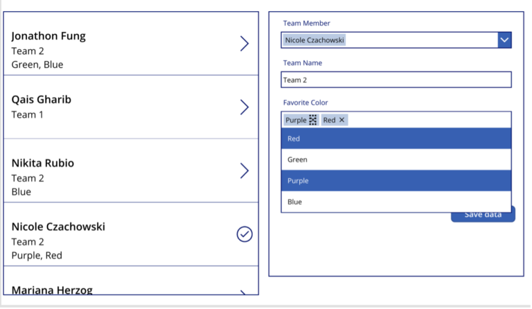 Patching A Multi Selection Fill In Sharepoint Choice Field Using A Power Apps Form Control