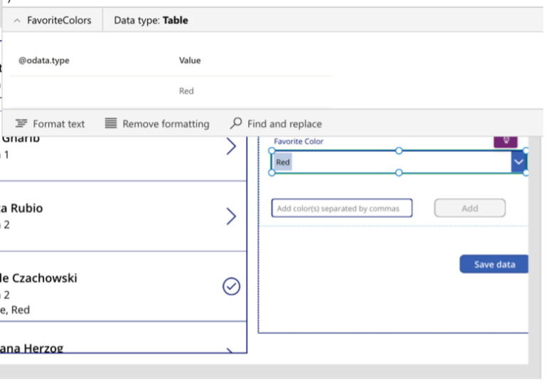 Patching A Multi Selection Fill In Sharepoint Choice Field Using A