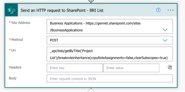 Custom Sharepoint Permissions Using Power Automate
