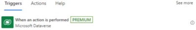 Power Pipelines and “When an action is performed” Dataverse Trigger