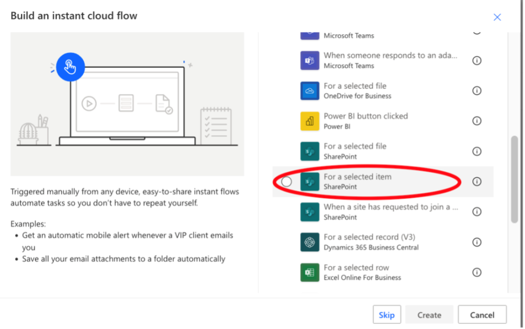 Power Automate’s Best Kept Secret: ‘For a selected item’ SharePoint Trigger